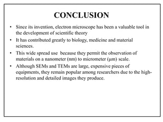 scanning electron microscope for analysis | PPT