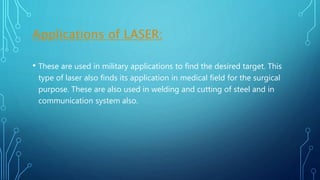 presentation on Nd-YAG laser Applied Physics | PPTX