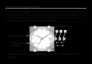 Manual para uso de reloj ycuguvyfuglgts ruflñjur | PDF
