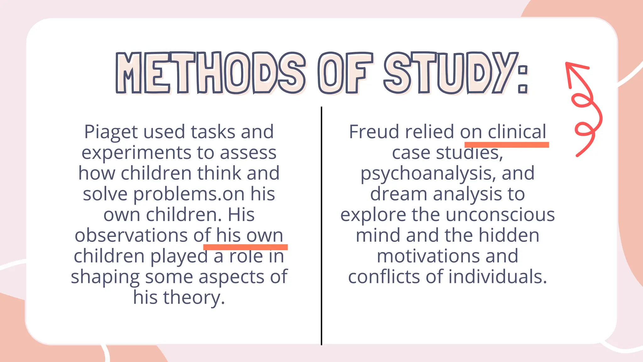 S.Freud VS J.Piaget.pdf differences between them | PDF