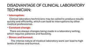 CLT - Role of medical Laboratory Technician - Safety Measurement | PDF