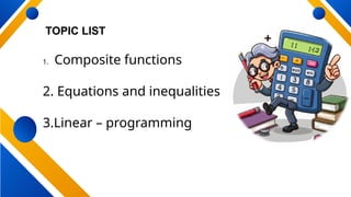 MATHFUNCTIONS - How to calculate functions | PPTX