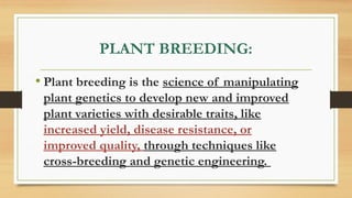 S.Arputha (2022030028) plant breeding an | PPT