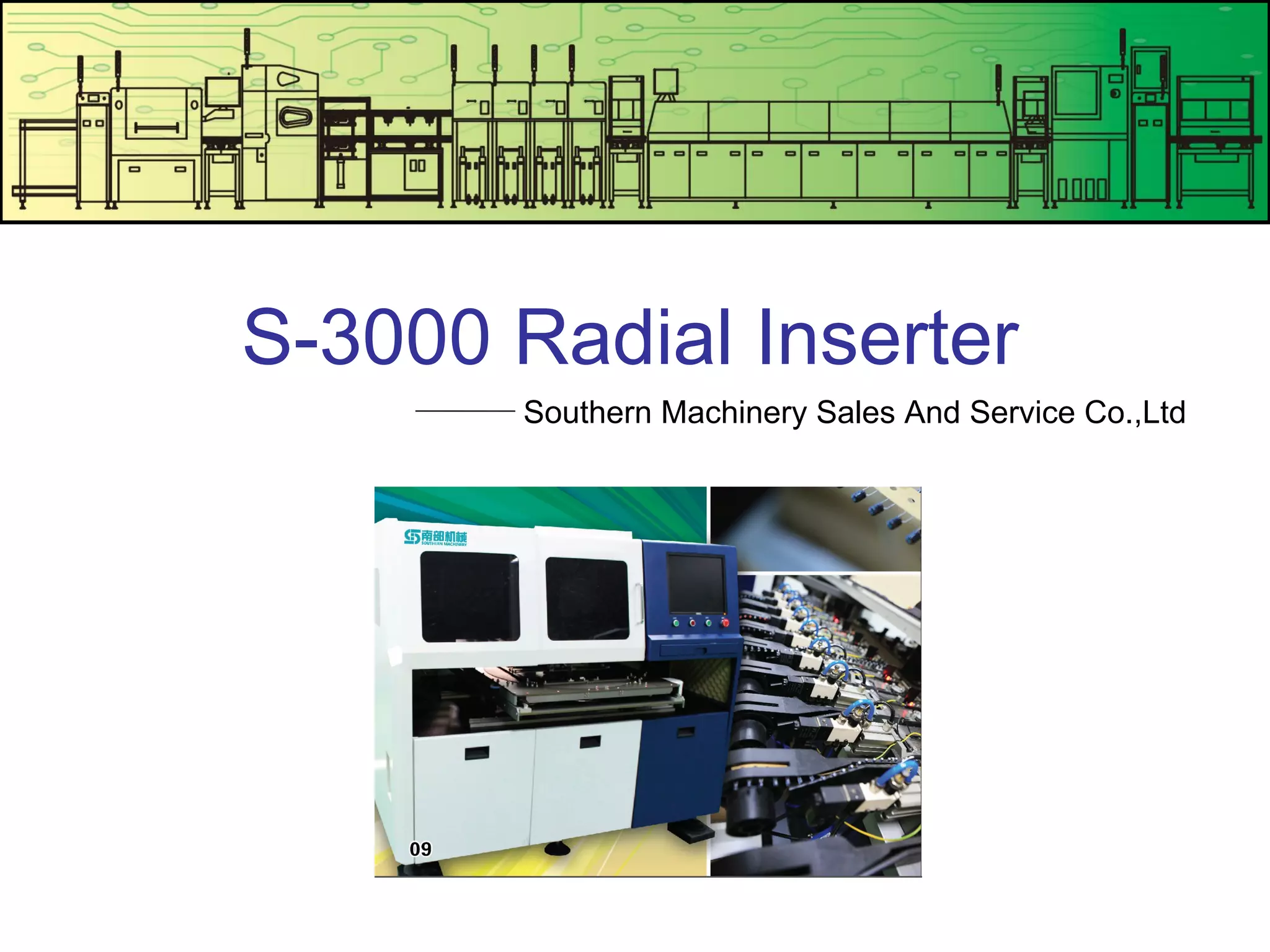 S 3000 radial insertion machine | PDF