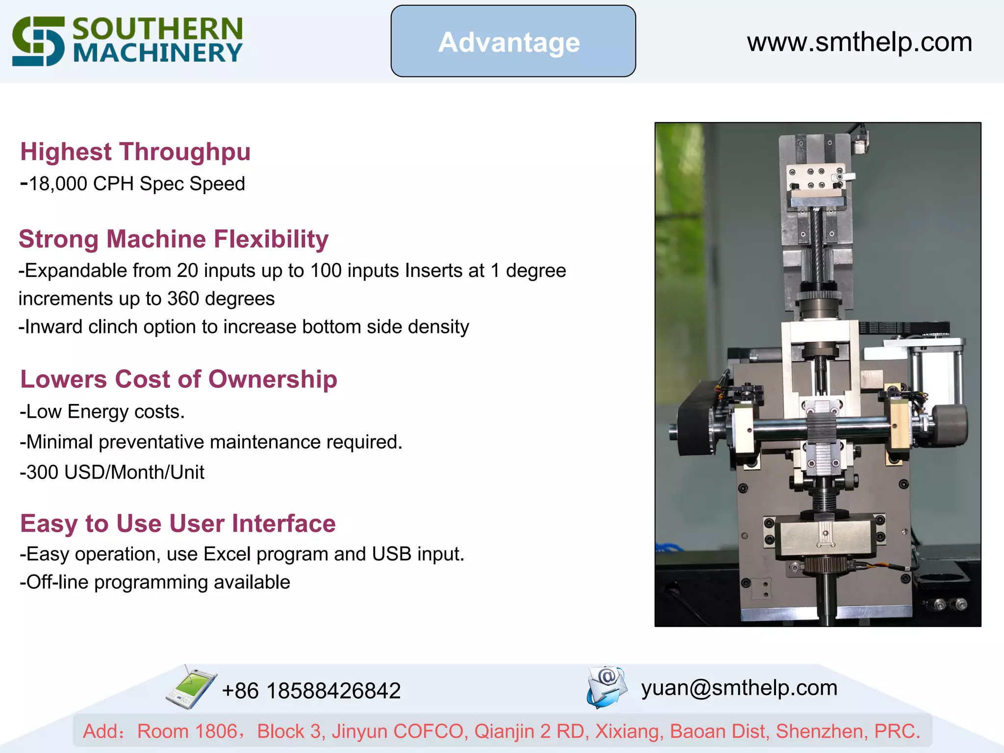 S 3000 radial insertion machine | PDF