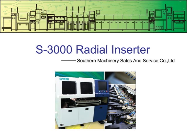 S 3000 radial insertion machine | PDF | Home Appliances | Home & Garden
