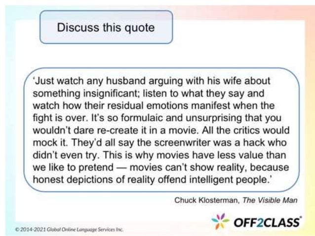 A Free ESL Lesson Plan on Cinema | PPTX