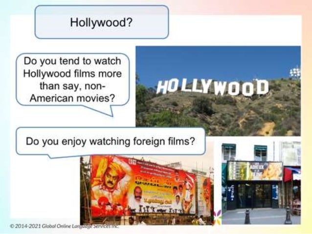 A Free ESL Lesson Plan on Cinema | PPTX