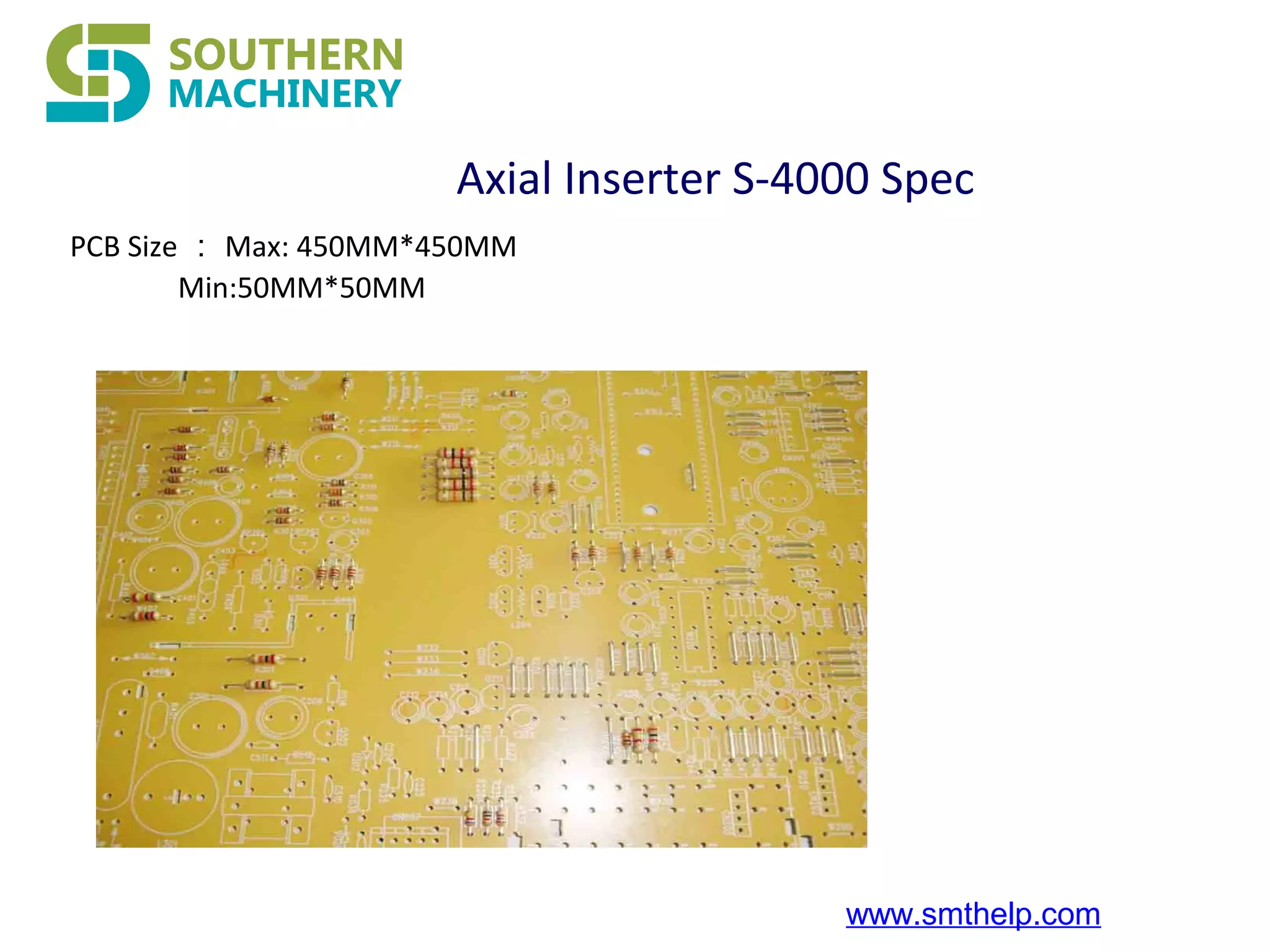 AI SMT/S-4000 Axial Inserter | PPT