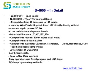 AI SMT/S-4000 Axial Inserter | PPT