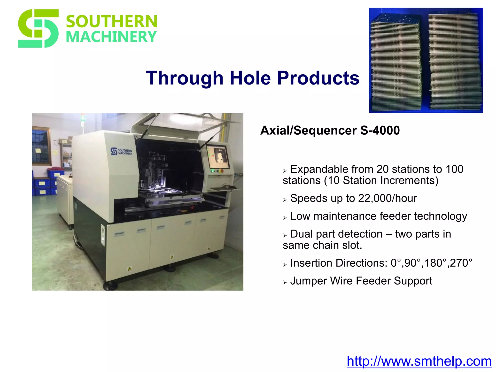 S-4000 axial inserter machine | PPT