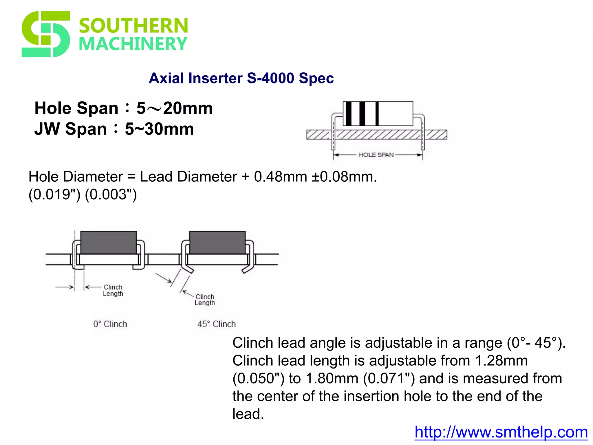 S-4000 axial inserter machine | PDF