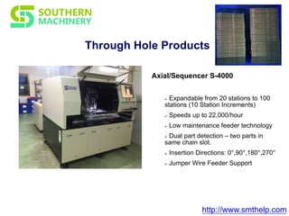 S-4000 axial inserter machine | PPT