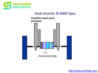 S-4000 axial inserter machine | PPT