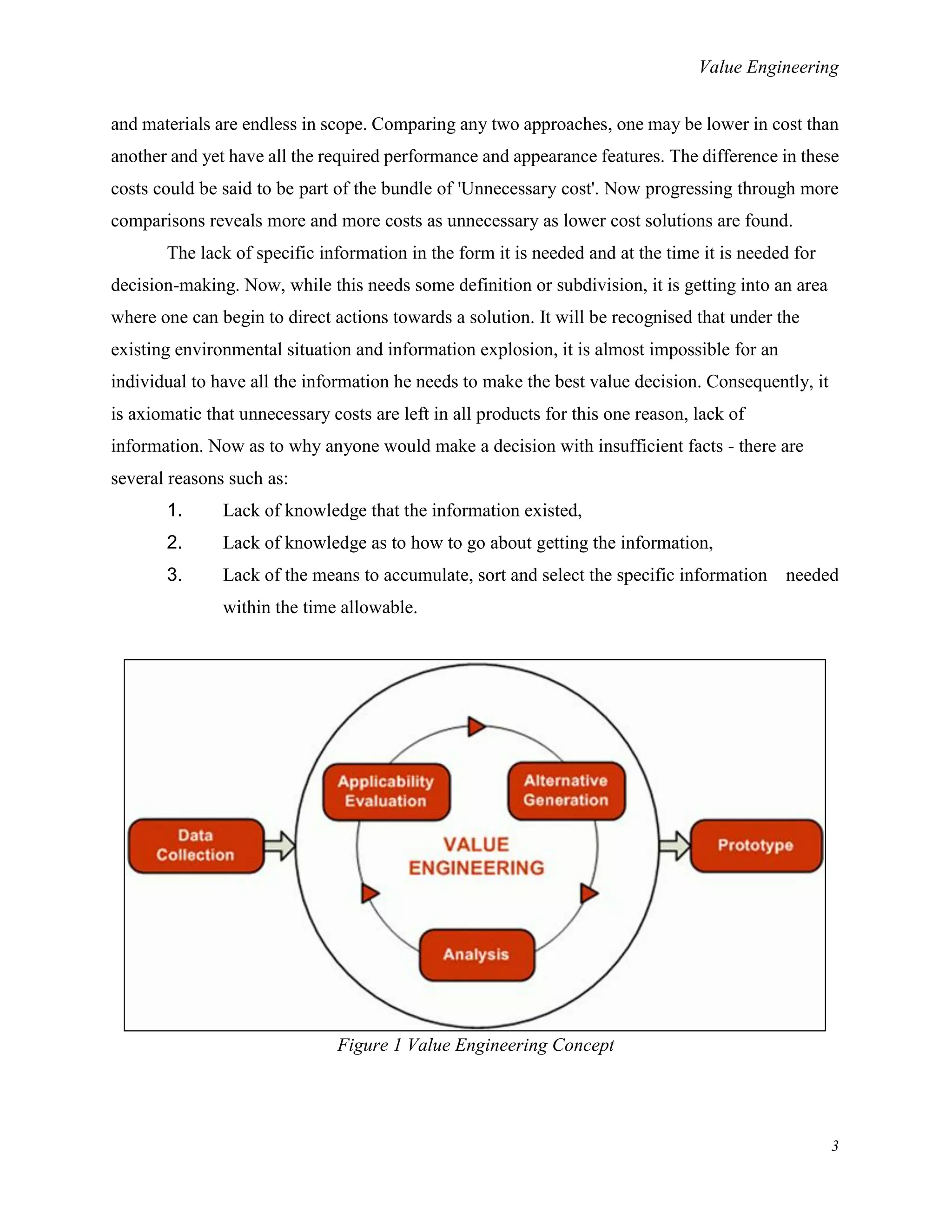 Concept of Value Engineering with Case Study | PDF