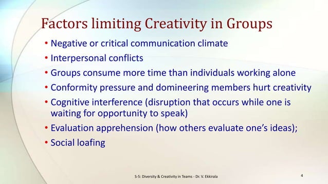 S 5. Diversity & Creativity in Teams | PPTX