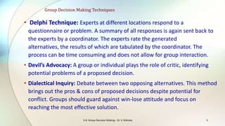 S 6. Group Decision Making | PPT