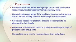 S 6. Group Decision Making | PPT