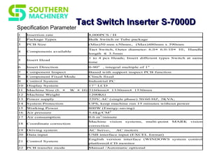 Tact switch inserter | PPT