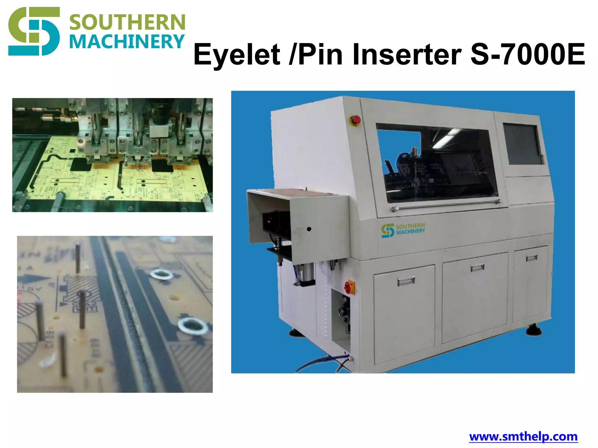 S 7000 e eyelet pin auto insertion machine for PCB assembly | PDF