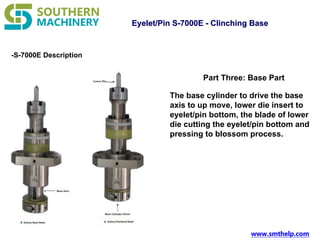 S 7000 e eyelet pin auto insertion machine for PCB assembly | PDF