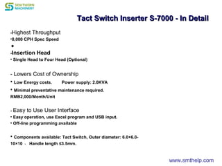 Easy way to Auto insert terminal component to PCB | PPT