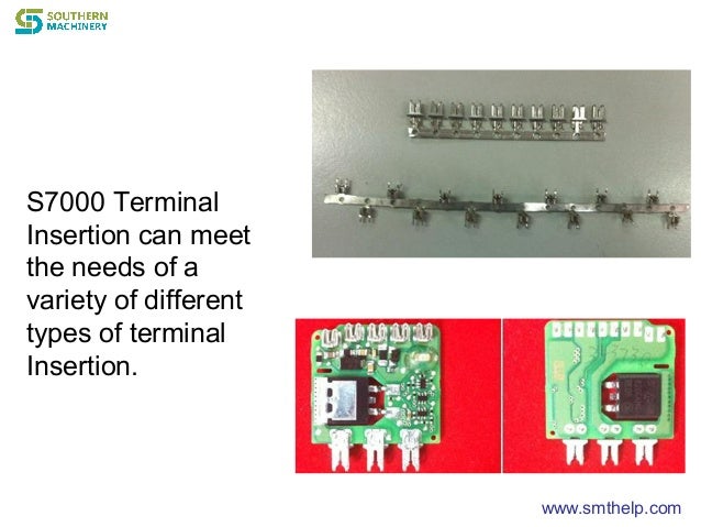 Easy way to Auto insert terminal component to PCB