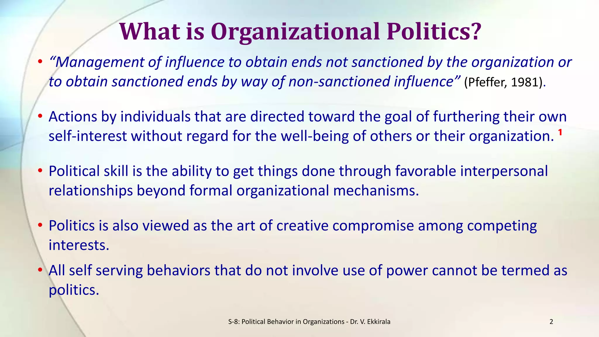 S 8. Political Behavior | PPTX