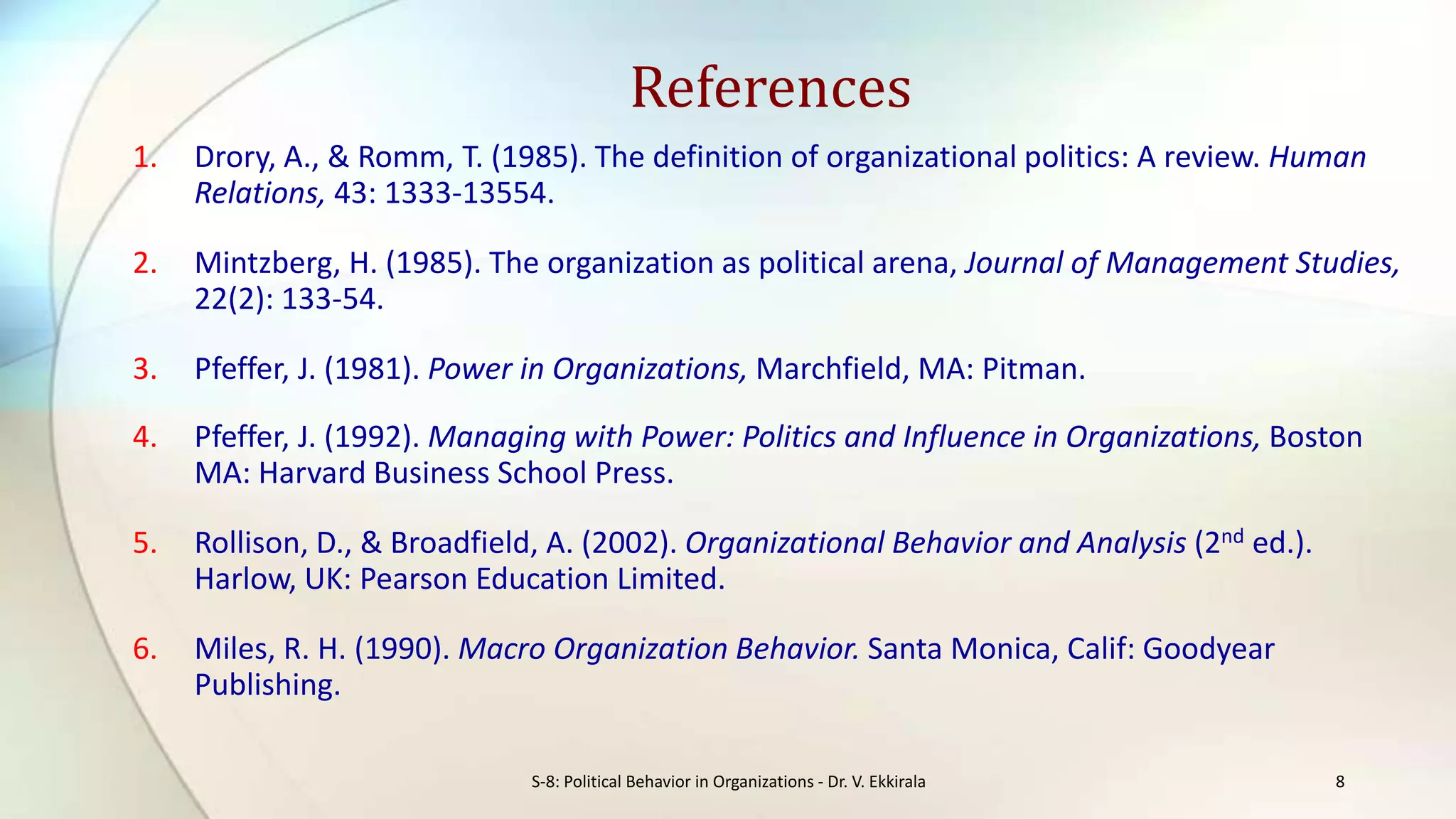 S 8. Political Behavior | PPTX