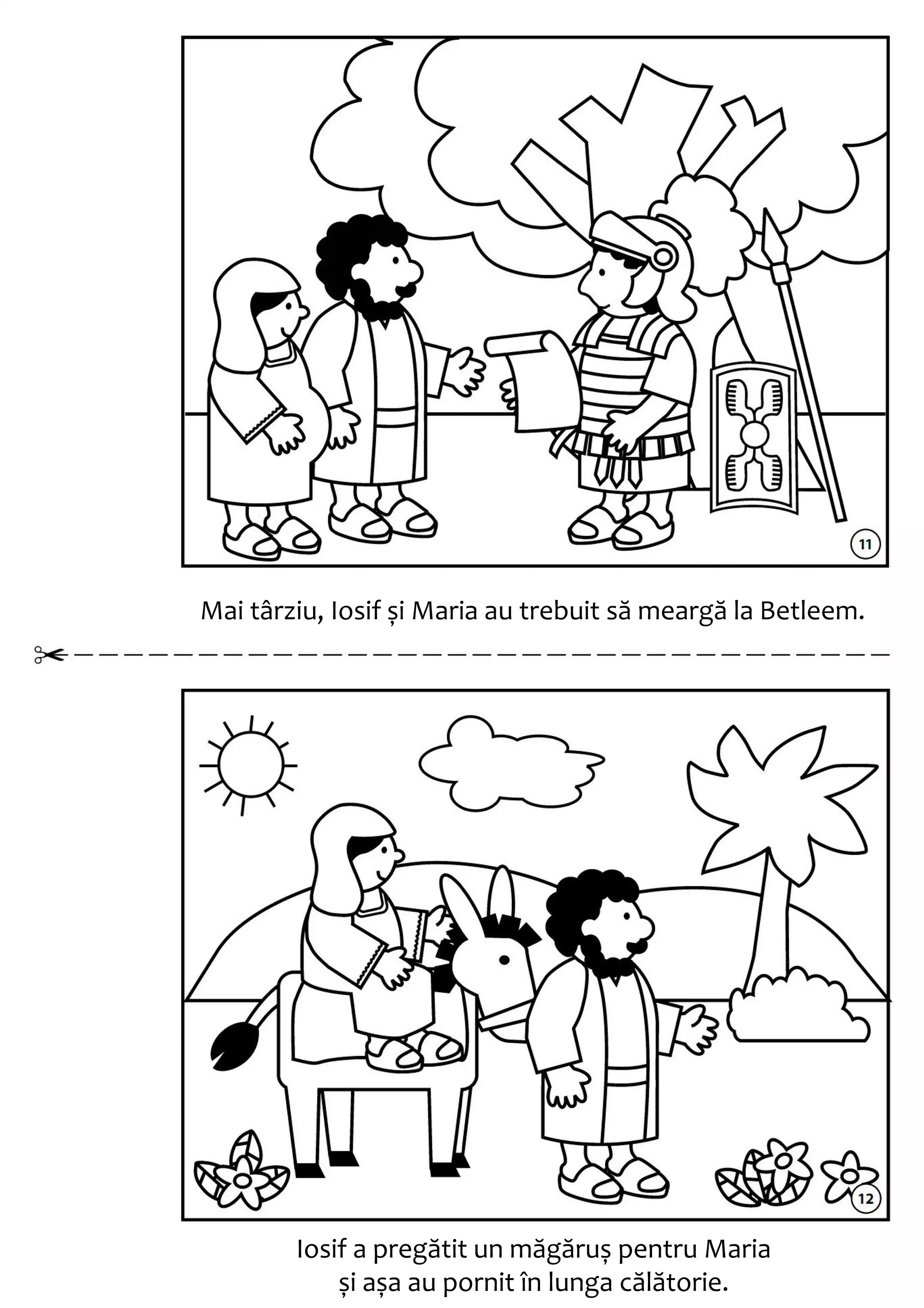 S a născut Isus - cartea mea de colorat | PDF