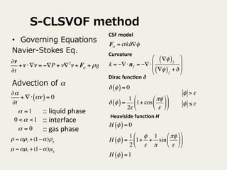 Setting and Usage of OpenFOAM multiphase solver (S-CLSVOF) | PDF
