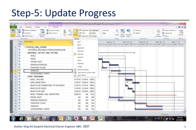 How to Create S-Curve by MS Project 2010 | PPSX | Civil Engineering ...