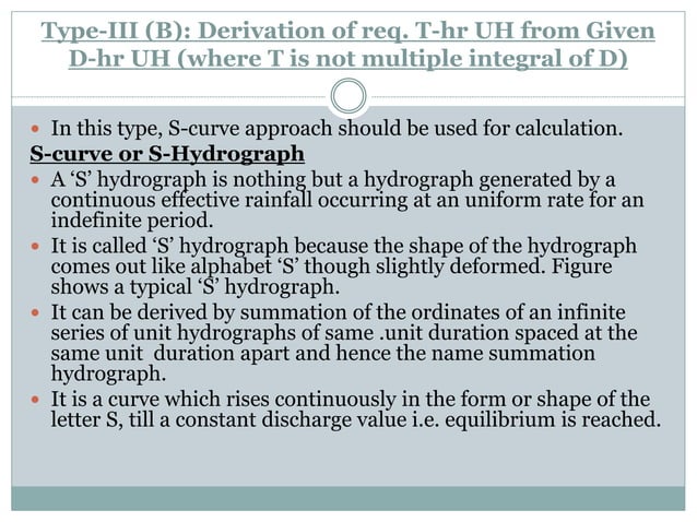 S curve hydrograph | PPTX