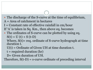 S curve hydrograph | PPTX