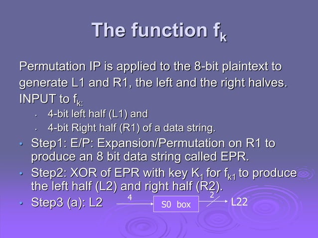 S-DES.ppt | Programming Languages | Computing