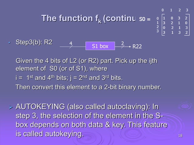 S-DES.ppt | Programming Languages | Computing