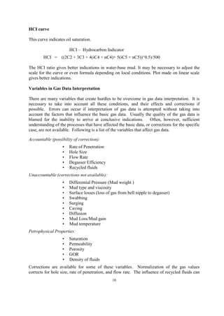 GAS READING WHILE DRILLING | PDF