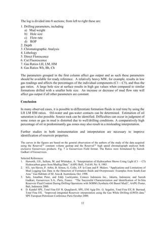 GAS READING WHILE DRILLING | PDF