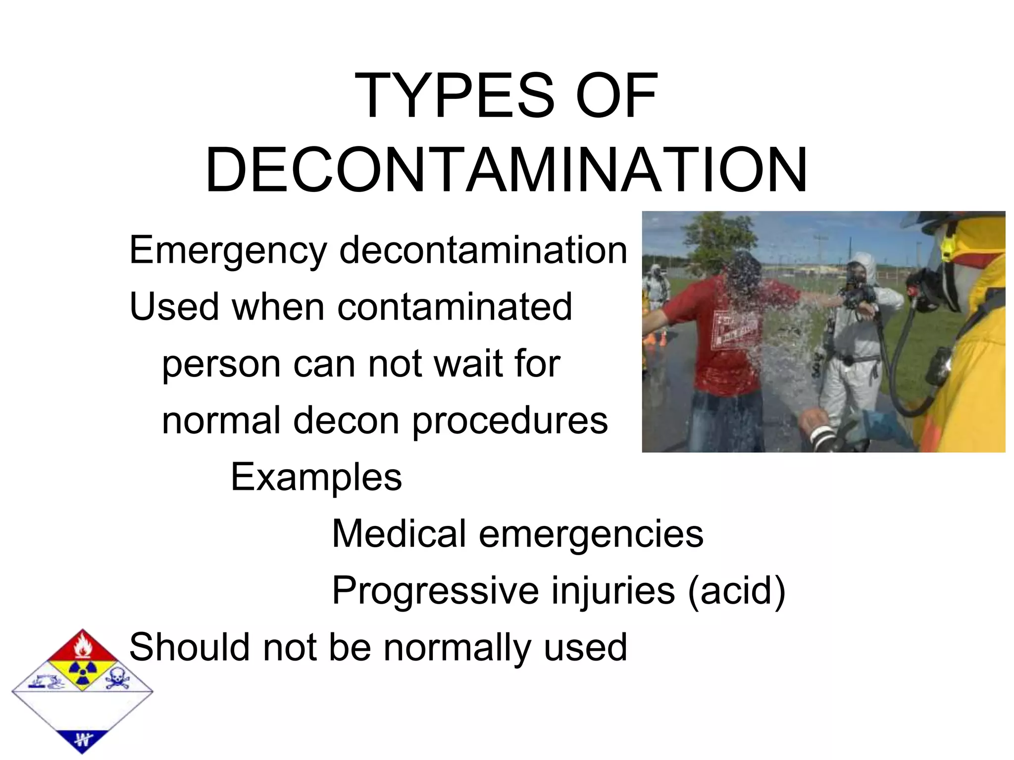 HAZAT TECHNICIAN DECONTAMINATION | PPT