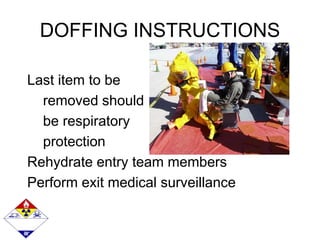 HAZMAT TECHNICIAN PRESONAL PROTECTIVE EQUIPMENT | PPT