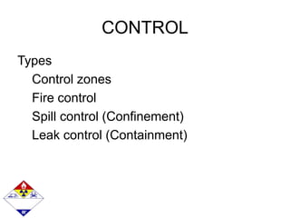 HAZMAT TECHNICIAN INCIDENT CONTROL TECHNIQUES NFPA COMPLIANT | PPT