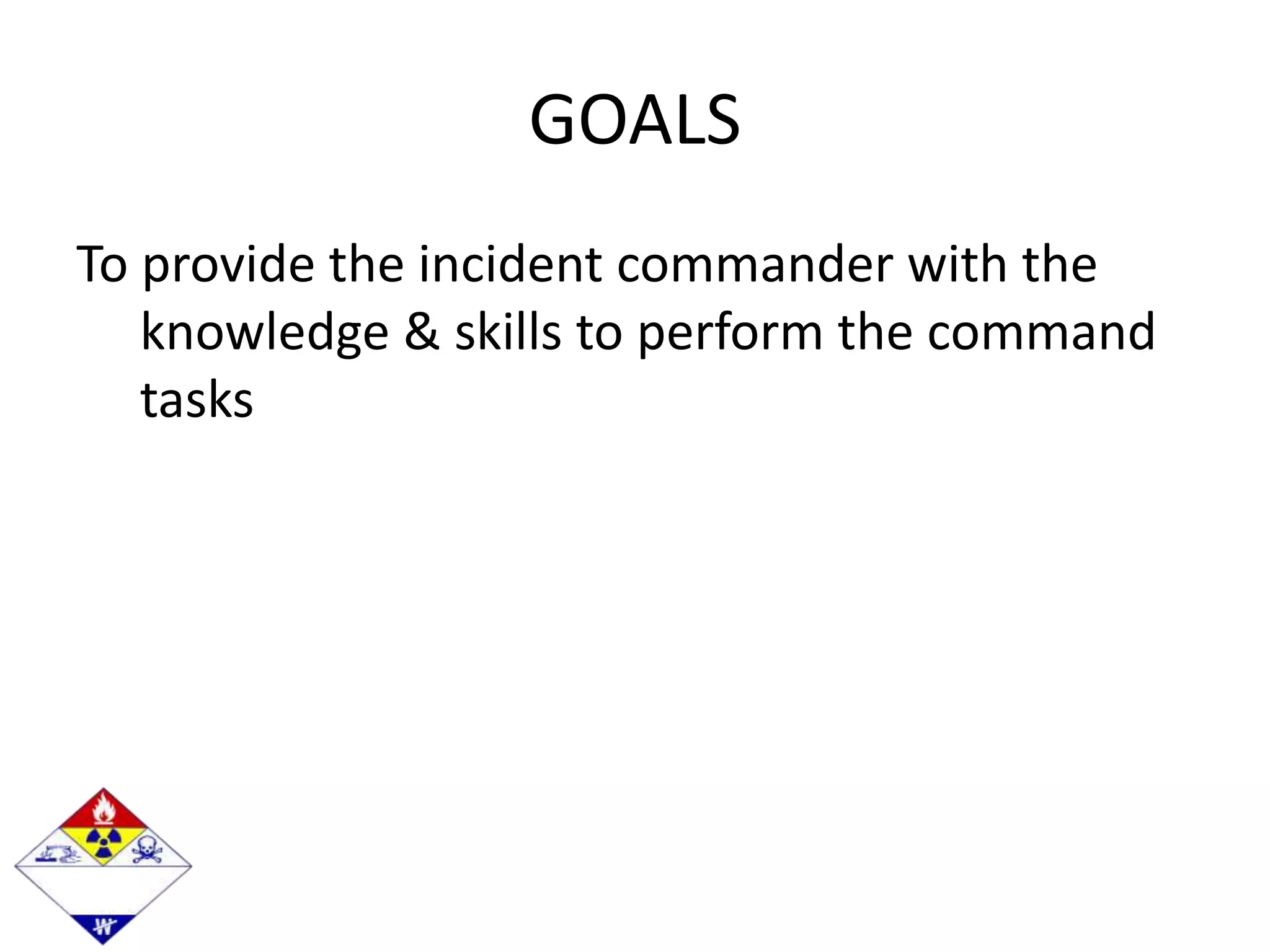 HAZMAT INCIDENT COMMAND NFPA COMLIANT | PPT
