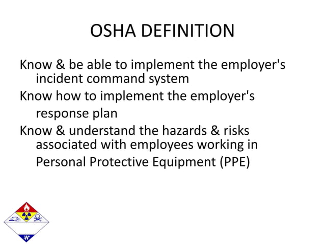 HAZMAT INCIDENT COMMAND NFPA COMLIANT | PPT