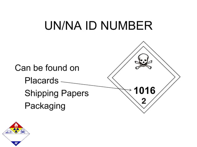 HAZMAT TCHNICIAN RECOGNIZATION & IDENTIFICATION | PPT