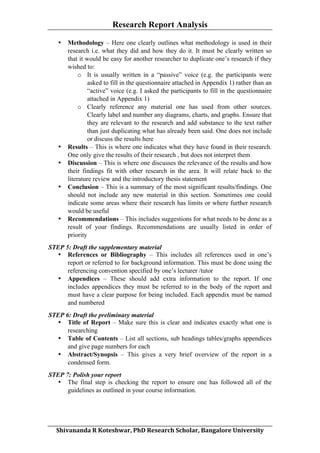 Thesis Report Review and Analysis | PDF