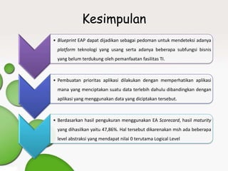Enterprise Architecture Planning (EAP) untuk EHMS Kementrian Kesehatan ...