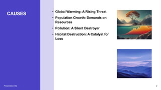 Impacts of Human Activities on Biodiversity Loss..pptx
