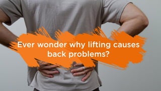 How To Lift And Carry Without Breaking Your Back | PPT