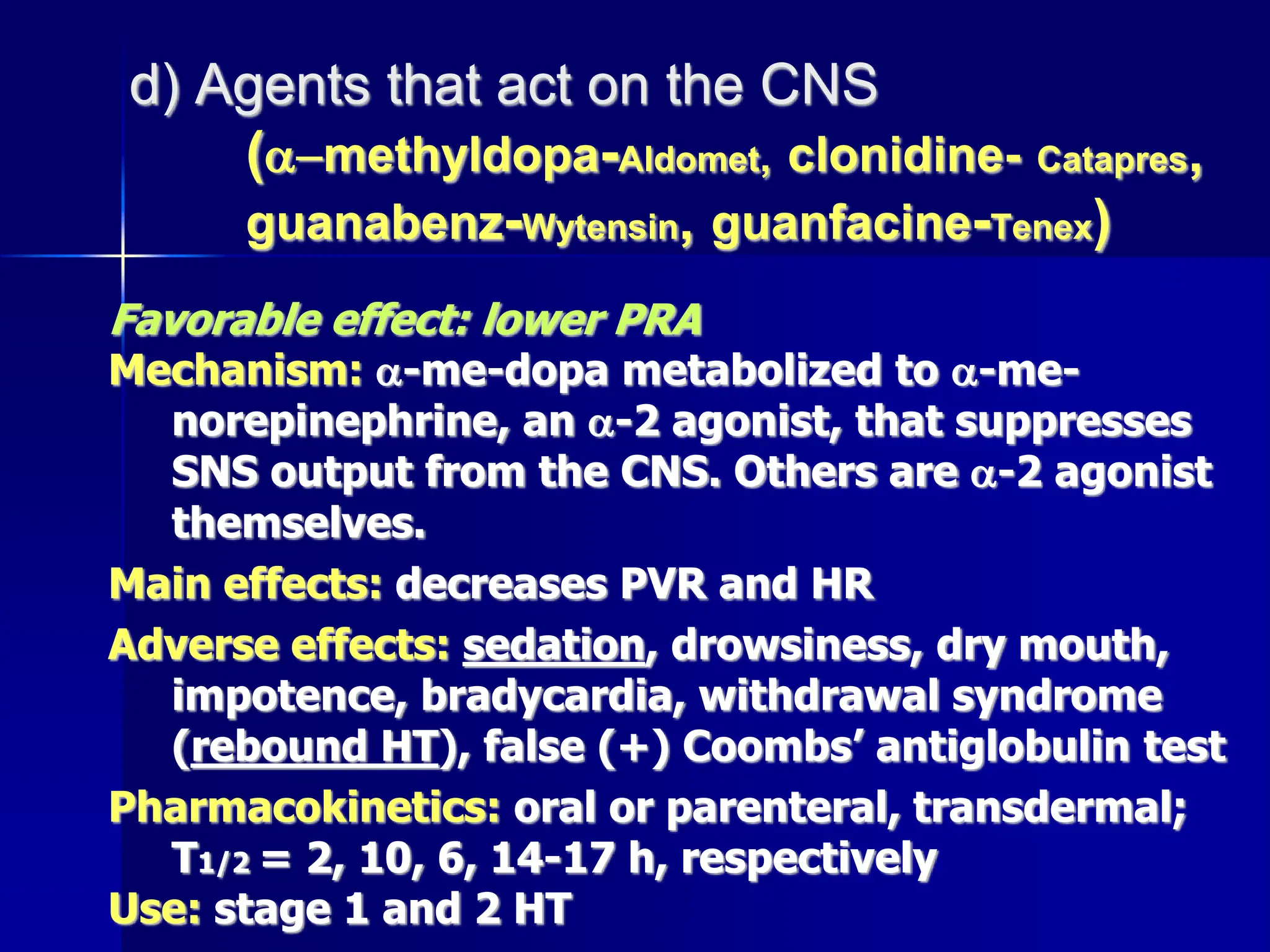 Antihypertensive Agents Drugs Classification | PPT