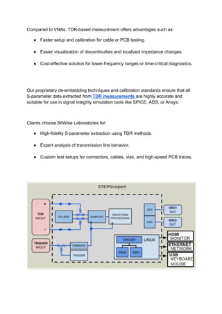 S-Parameter Measurements with a TDR – BitWise Laboratories | PDF
